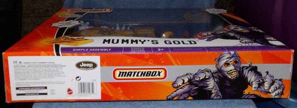 MATCHBOX 2008 MUMMY'S GOLD PLAYSET VALUE PACK SET KOHL'S EXCLUSIVE | eBay