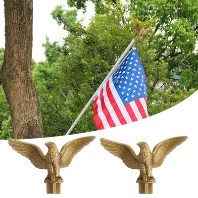 Eagle Flag Pole Topper Rich Detail Decorative Oblique Insertion Flag ...