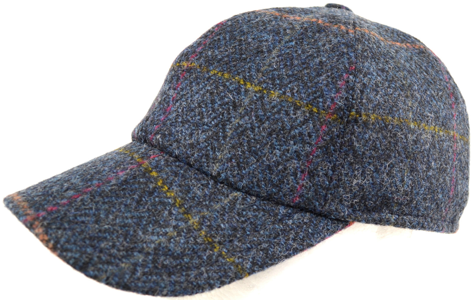 Mens 100% Wool / Tweed Shooting Baseball Cap With Fold Down Ear Flaps ...