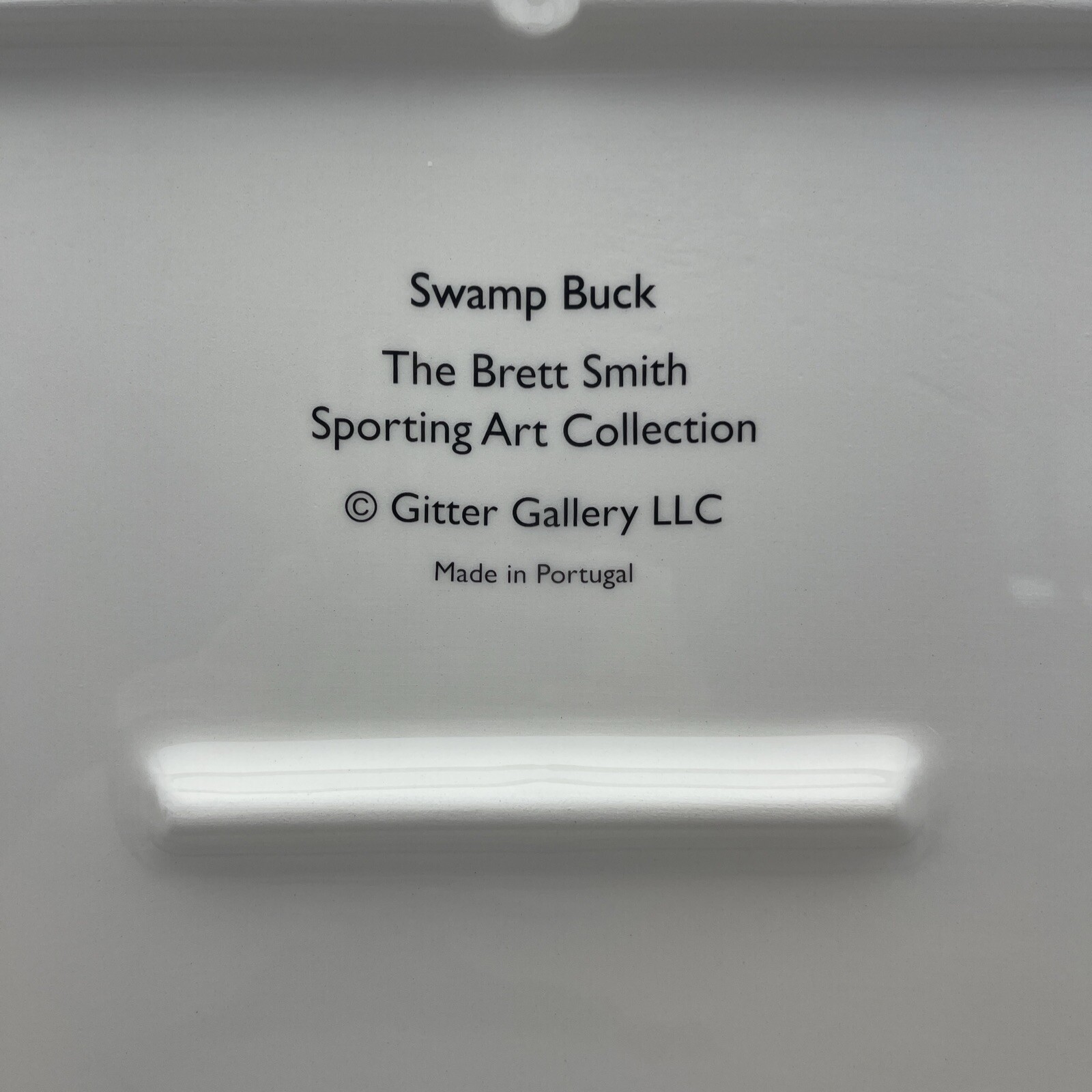 Swamp Buck Brett Smith Plate Collectible Deer Hunting Outdoors Glitter ...