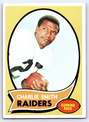 1970 Topps Football #199 Charlie Smith EX Oakland Raiders | eBay