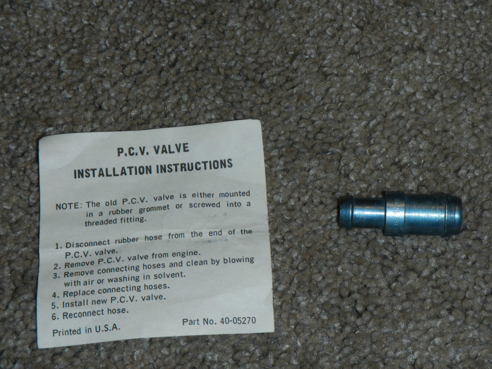 WHAT DOES THIS FIT? AMC JEEP PCV VALVE 3236675 | eBay