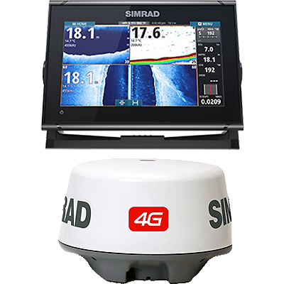 Simrad Go9 XSE 9" 4g Radar Bundle With Totalscan for sale online | eBay