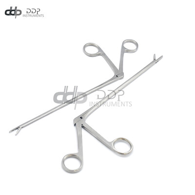 Set of 2 Cushing Pituitary Rongeurs 7" 2mm+3mm (Straight) ENT Surgical ...