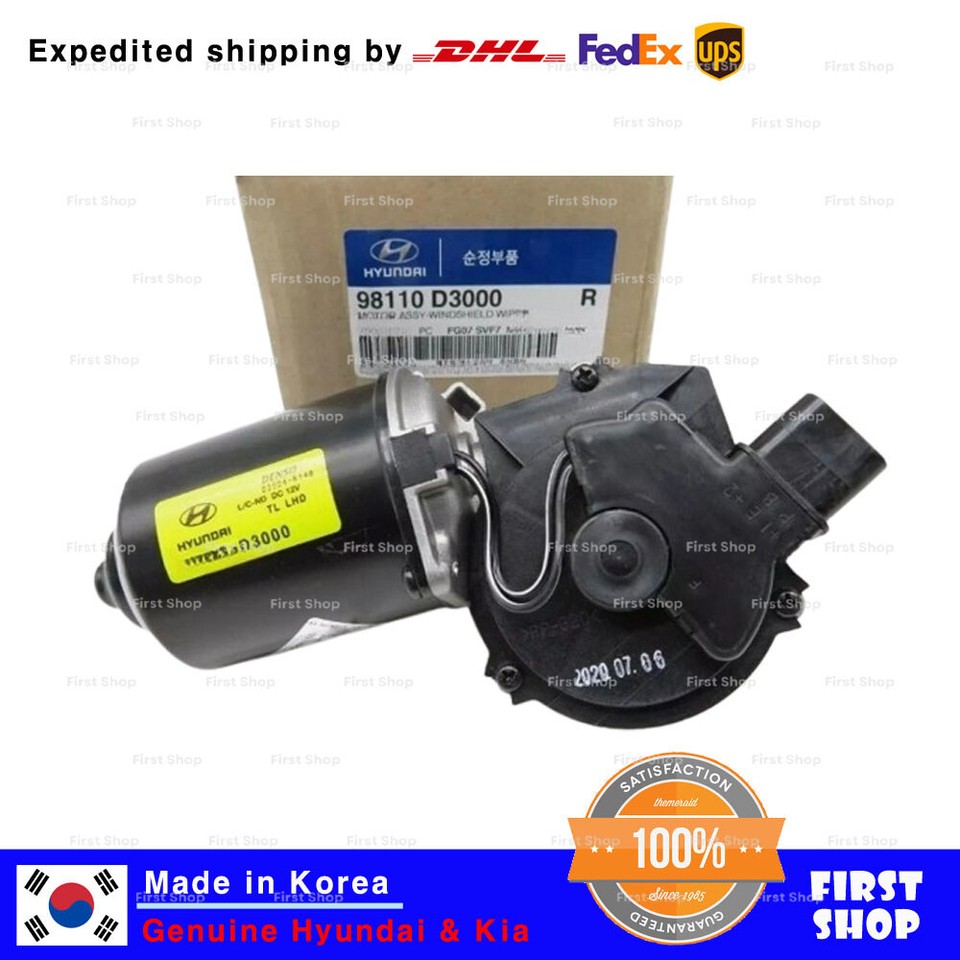 Genuine OEM Windshield Wiper Motor Assy 98110D3000 for Hyundai Tucson ...