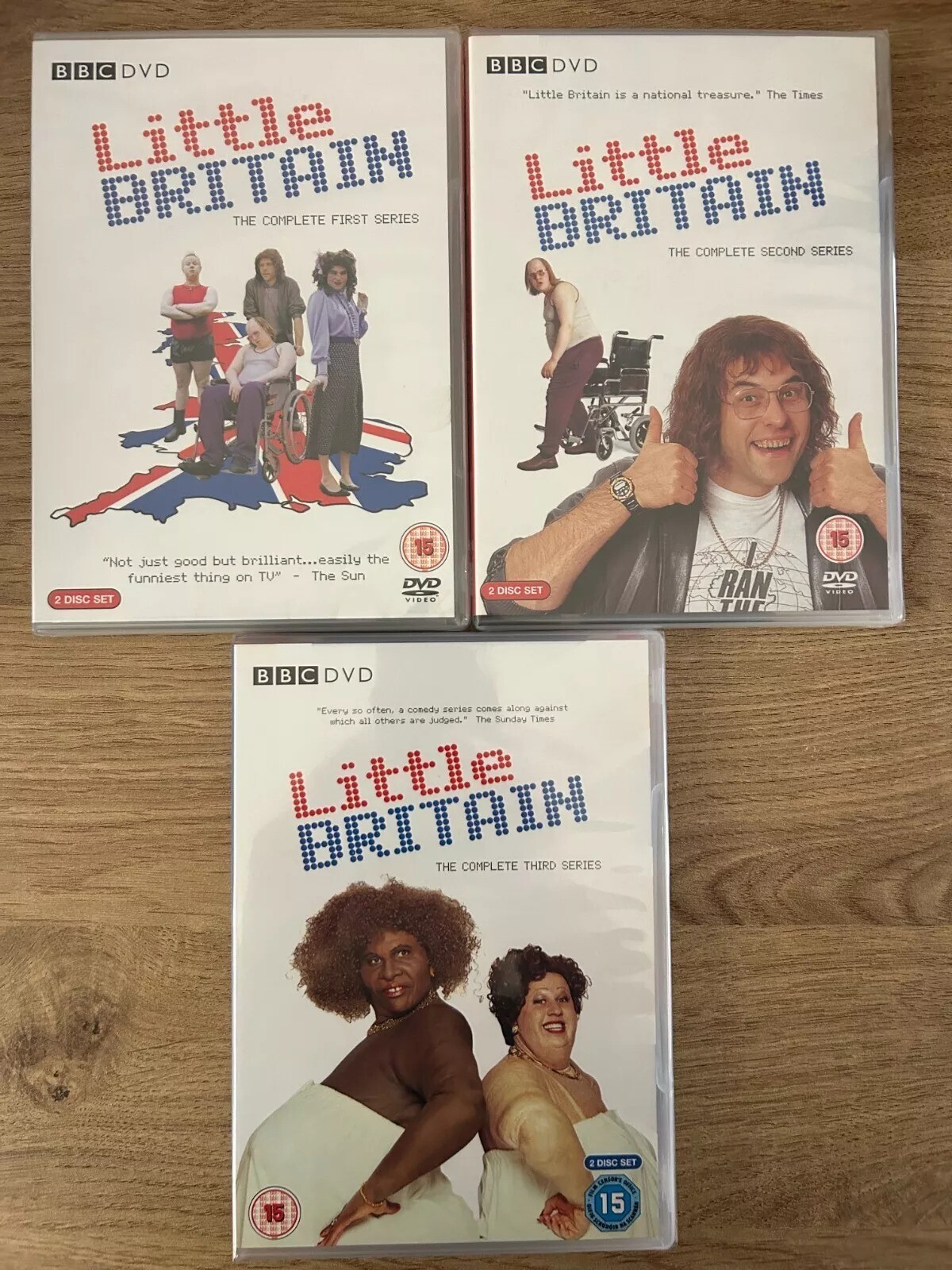 Little Britain DVD Complete Series 1-3 in GOOD Condition FREE POSTAGE ...