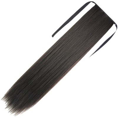 2pcs Long Straight Synthetic Ponytail Extension Hair Accessories 45 cm ...