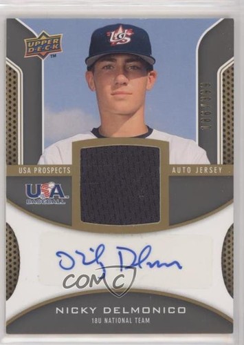 2009 Signature Stars USA Prospects Jerseys /399 Nick Delmonico Nicky ...