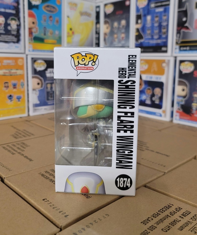 Funko POP! Yu-Gi-Oh! - Elemental Hero Shining Flare Wingman #1874 ...