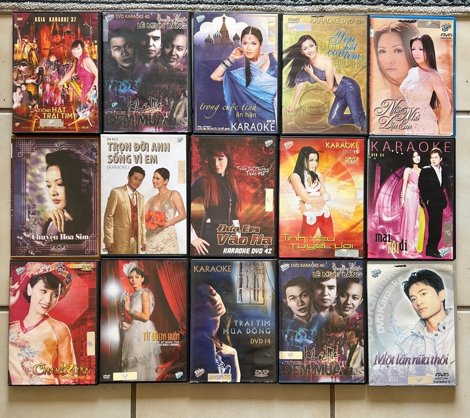 ASIA entertainment VietNamese musical Karaoke DVD collection Lot (34 ...