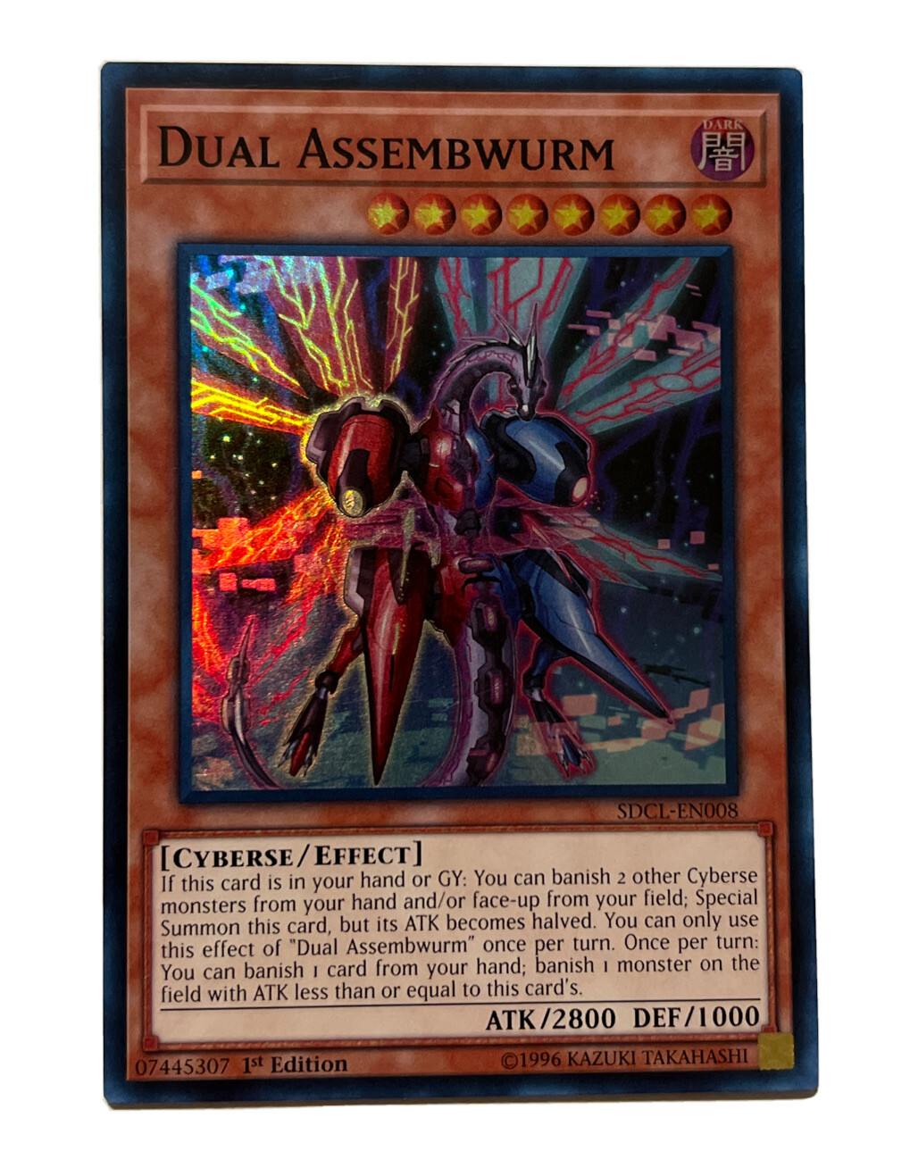 Yu-Gi-Oh! TCG Dual Assembwurm Structure Deck: Cyberse Link SDCL-EN008 ...