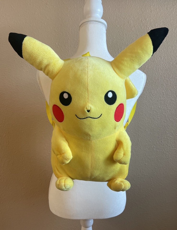 Pokemon Pikachu Plush Backpack / Shoulder Bag | eBay