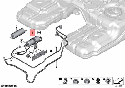 Genuine BMW X5 E70 Fuel Filter Pressure Regulator Repair Kit OEM ...