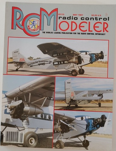 RC Modeler Magazine Radio Control Airplane Models May 1987 | eBay
