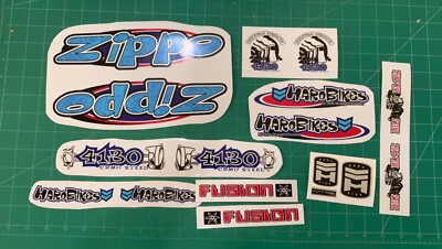 Haro zippo bmx sticker decals (blue) | eBay