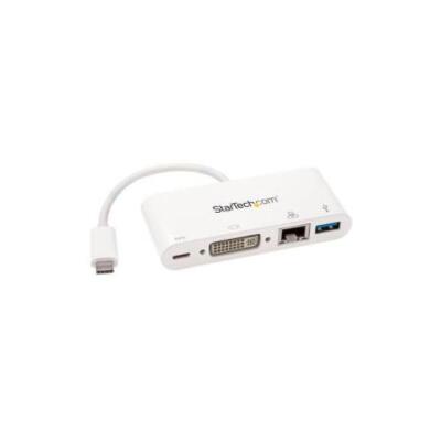 StarTech Usb-C Multipuerto Adaptador Para Portátiles Potencia Envío DVI ...