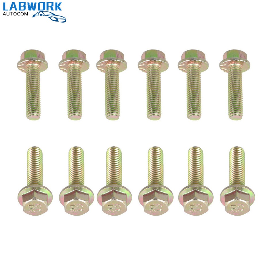 For Chevy GM LS1 LS2 LS6 LS7 LSX Exhaust Manifold Header Bolts Hardware ...