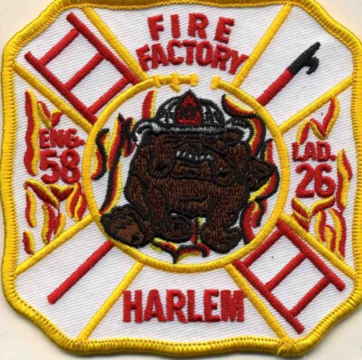 New York City - Engine - 58 / L-26 "Fire Factory - Harlem" (4" x 4 ...