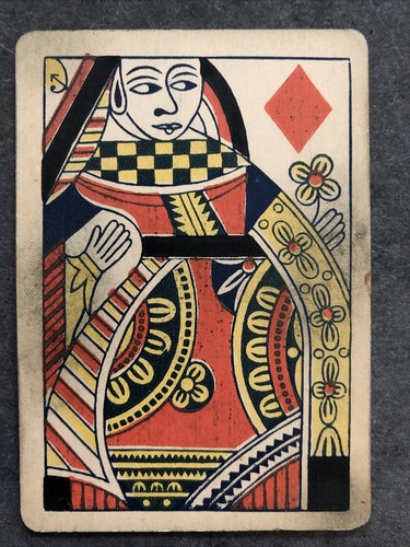 ORIGINAL 1860-1880s NO NUMBERS SAMUEL HART PLAYING CARD OLD WEST CIVIL ...
