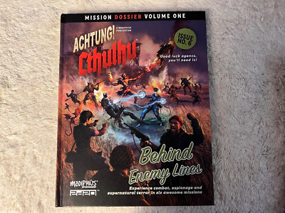 ACHTUNG CTHULHU MISSION DOSSIER VOL 1: BEHIND ENEMY LIINES HARDCOVER ...
