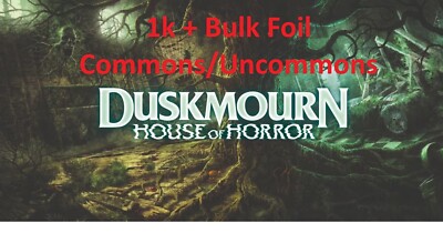 1000+ Foil BULK Duskmourn Common/Uncommon - Bulk Lot Magic MTG | eBay