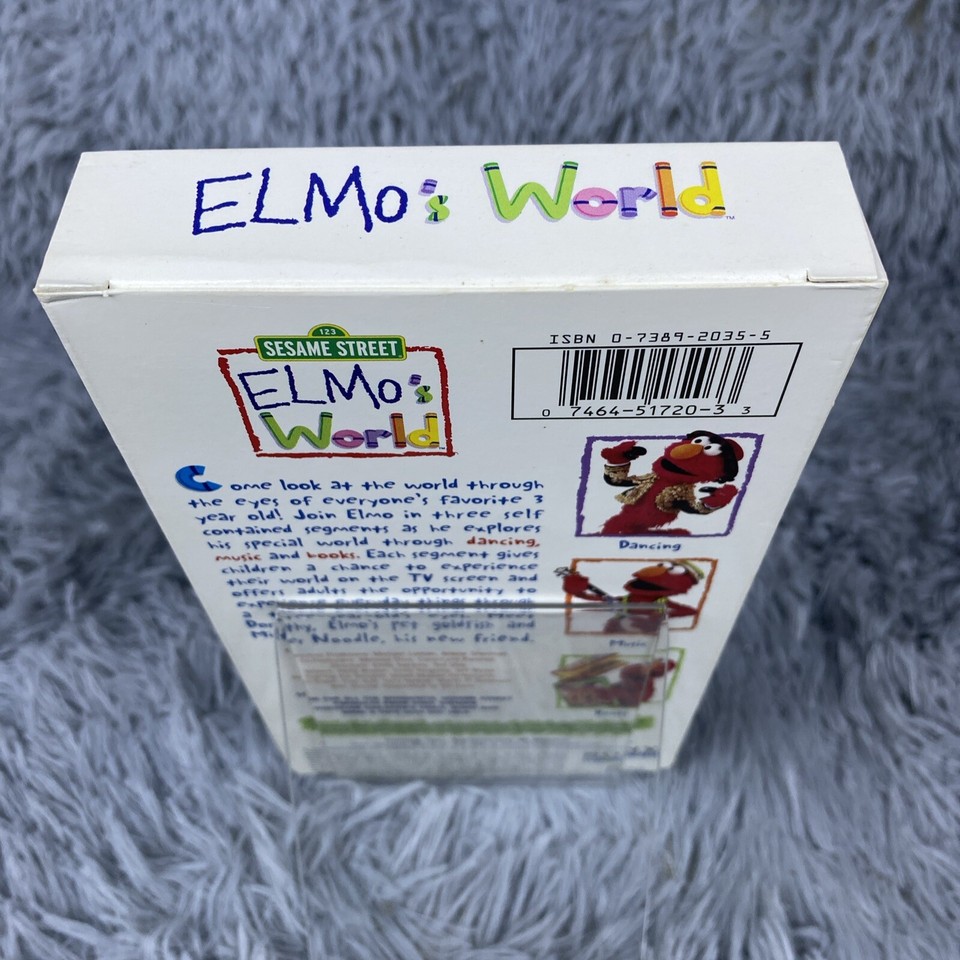 Sesame Street Elmo's World VHS 2000 Tape 3 Elmo Episodes for Children ...