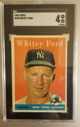 1958 TOPPS #320 WHITEY FORD YANKEES HOF SGC 4 | eBay