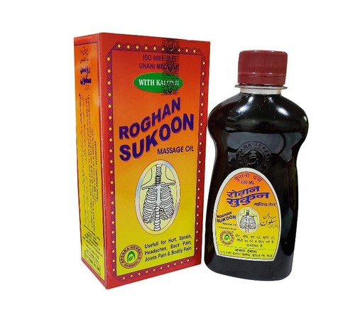 Roghan Sukoon Massage Oil, Yellow, 100 ml headache,back pain joint ...