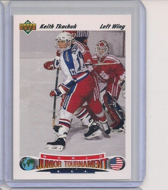 1991-92 Upper Deck World Junior Tournament Keith Tkachuk | eBay