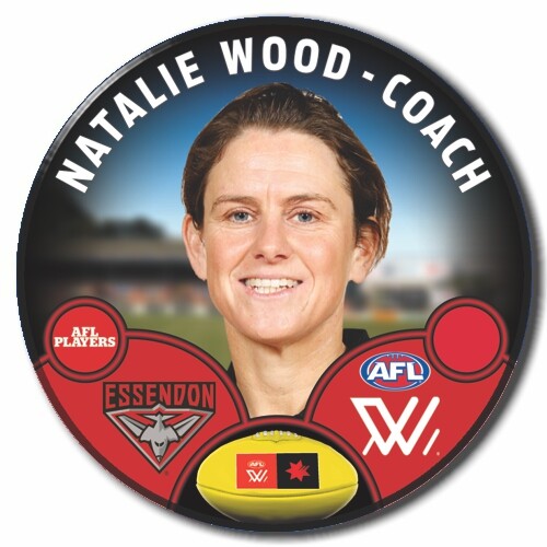 AFLW S8 Essendon Football Club - COACH - WOOD, Natalie | eBay Australia