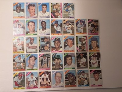 1966 Topps Vintage Baseball Card Lot (33) Boyer Javier Alston Richie ...