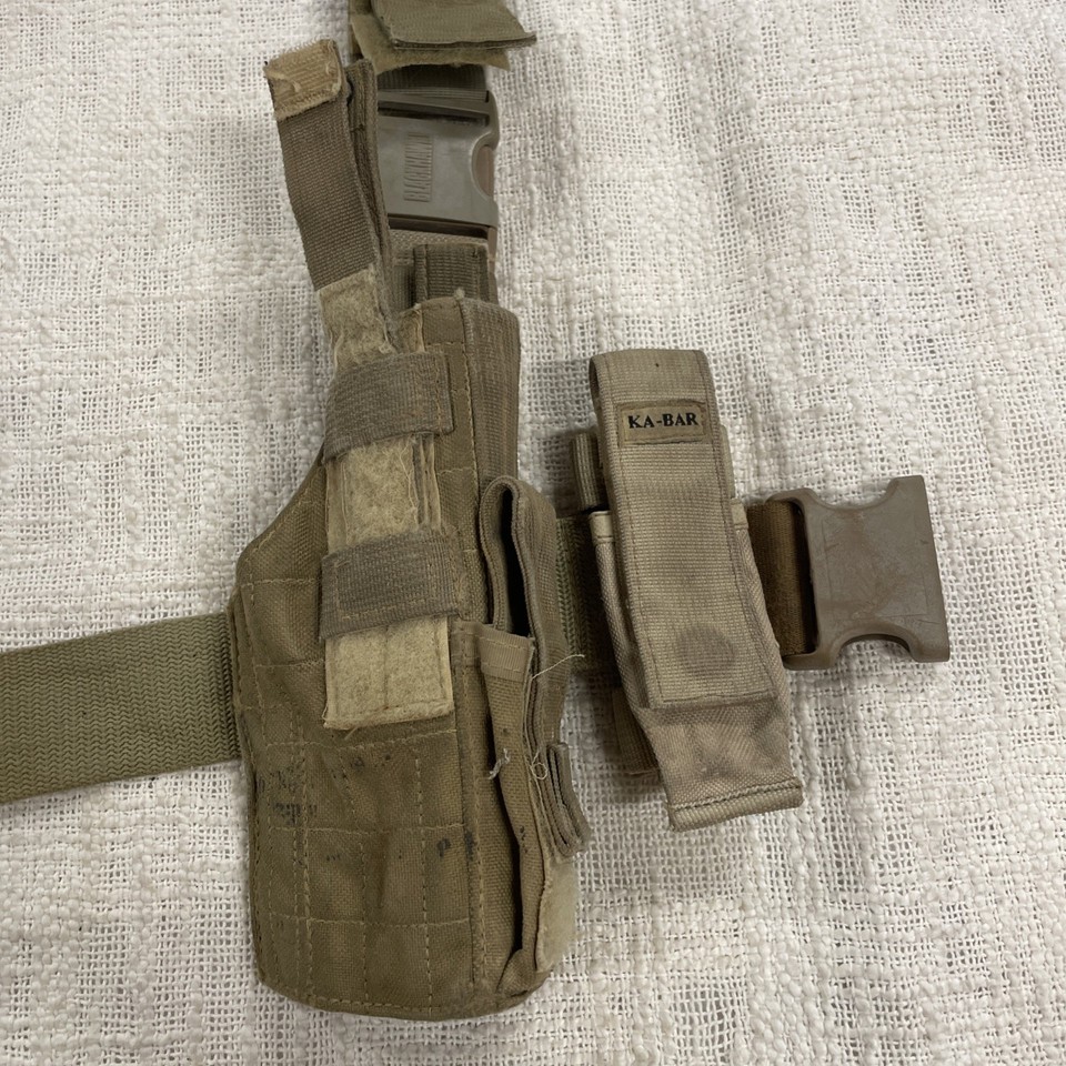 US Military Blackhawk Tactical Gear Drop Leg Holster Coyote Tan | eBay