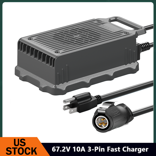 67.2V 10A Fast Charger for Segway Dirt eBike X260/Sur-Ron X/Surron ...