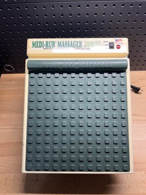 Medi-Rub Vibrating Foot Massager 2000 Plus Model MR-3F Massage Machine ...