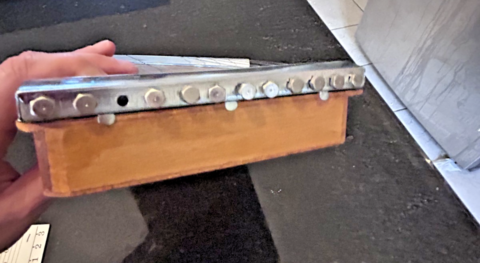 Vintage Sound of Music ZIPPY ZITHER 12 String Wood Metal Harp Musical ...