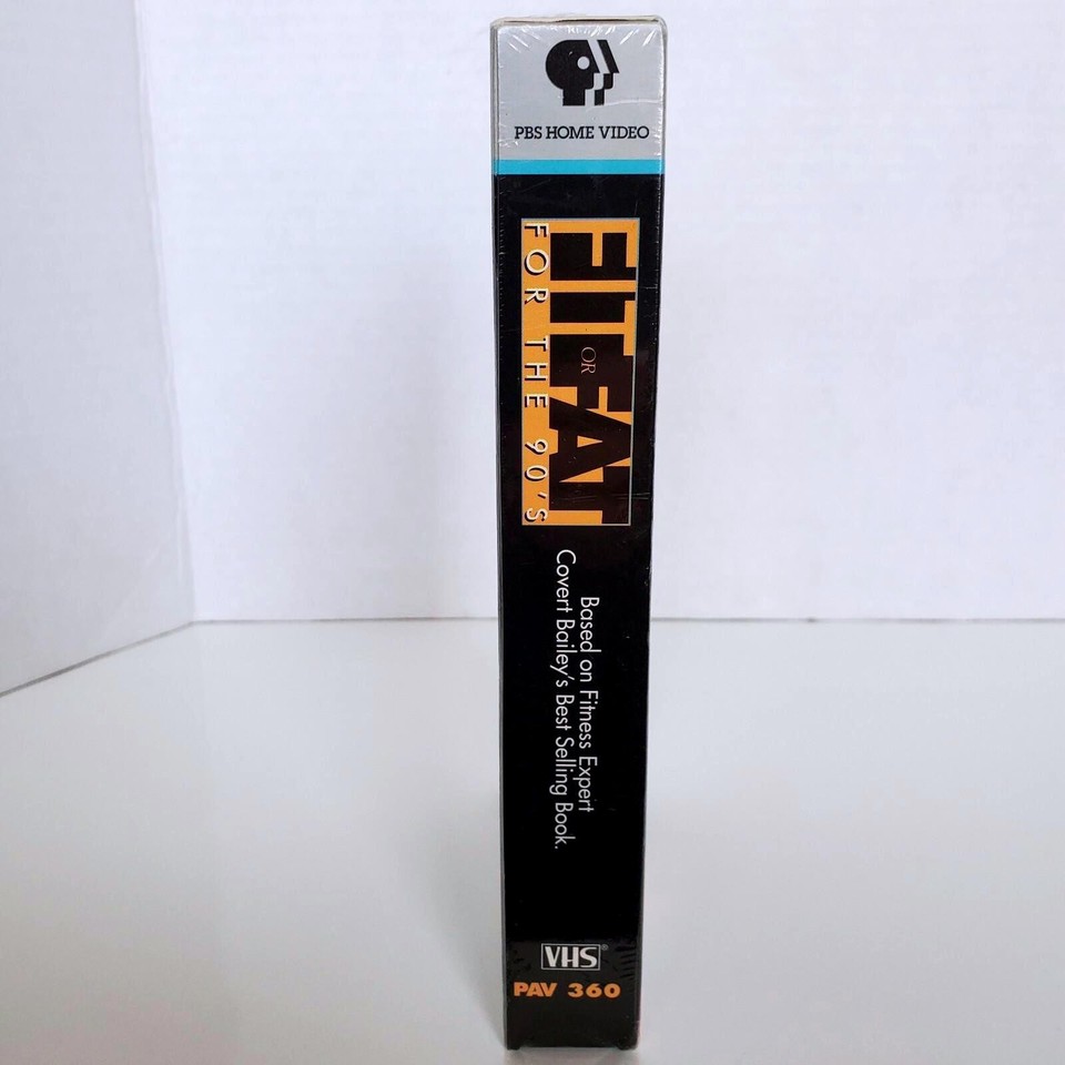Fit or Fat For The 90s VHS PBS Home Video FITNESS EXPERT Covert Bailey ...