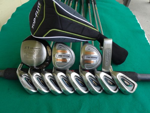 Ping Power Bilt Lion Irons Driver Woods Putter Complete Golf Club Set ...