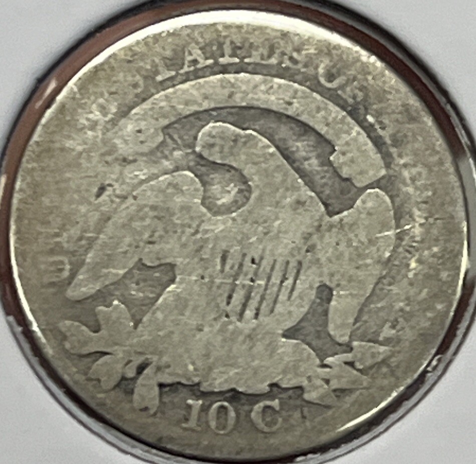 1830 Capped Bust Silver Dime 10c G ( RAW1866 ) | eBay