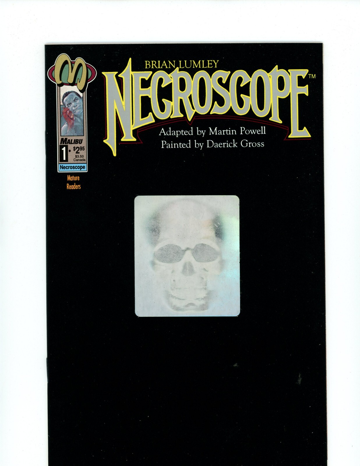 Necroscope #1A, 1B, 2 LOT - Bob Eggleton Cover Daerick Gross Int (6.0/6 ...