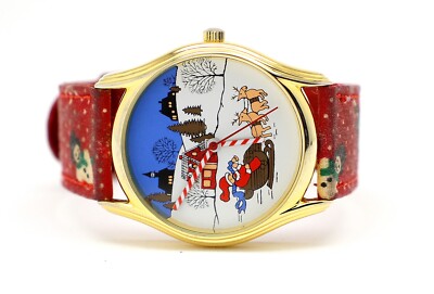 FADA Santa Claus Dial Candy Cane Hands Watch NEEDS Battery | eBay