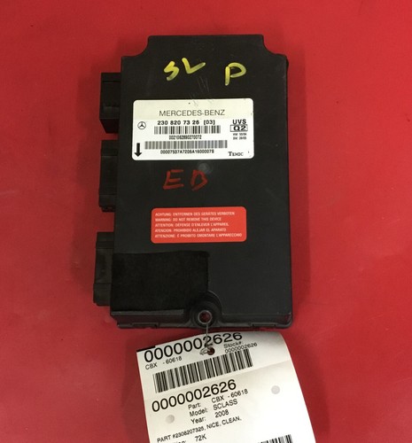 2007-2008 Mercedes R230 SL600 SL550 SL55 AMG Convertible Top Roof ...