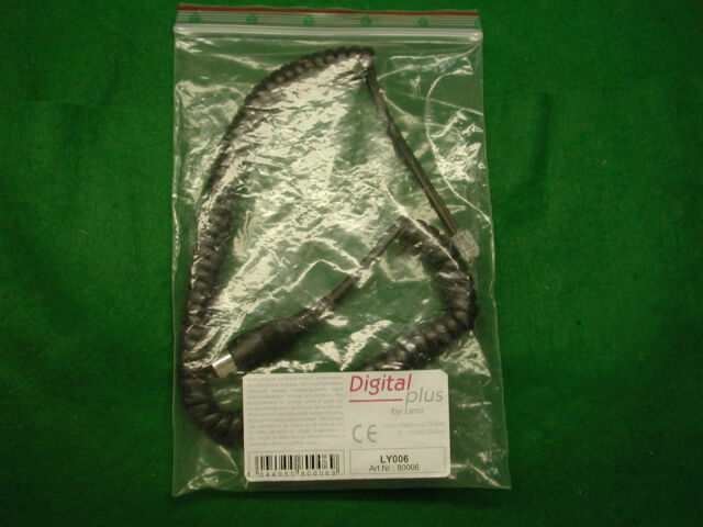 Lenz DCC Elektronik GmbH Ly006 DIN to Rj12 Spiral Cord for Throttle for ...