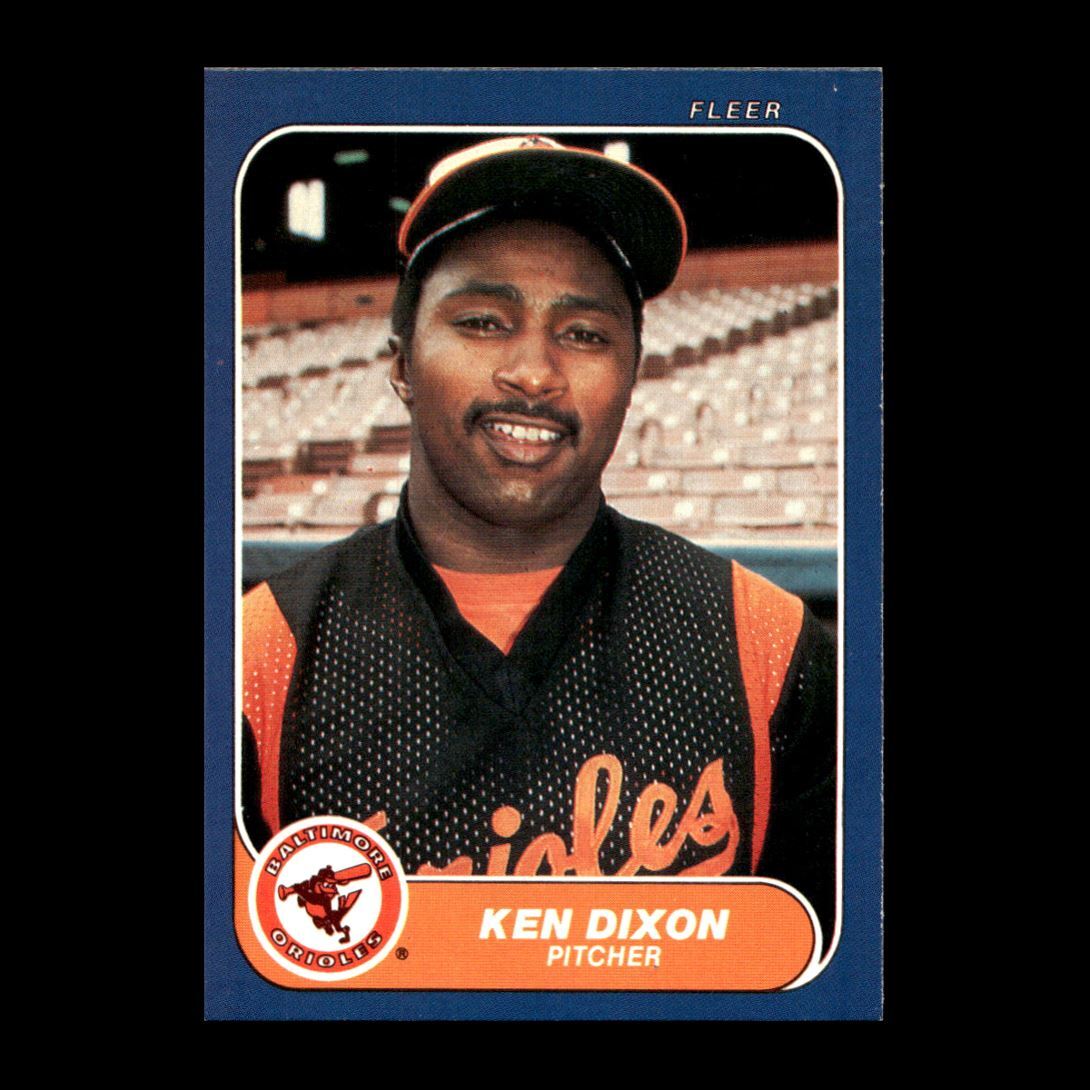 Ken Dixon 1986 Fleer Baltimore Orioles #273 R318F 73 | eBay