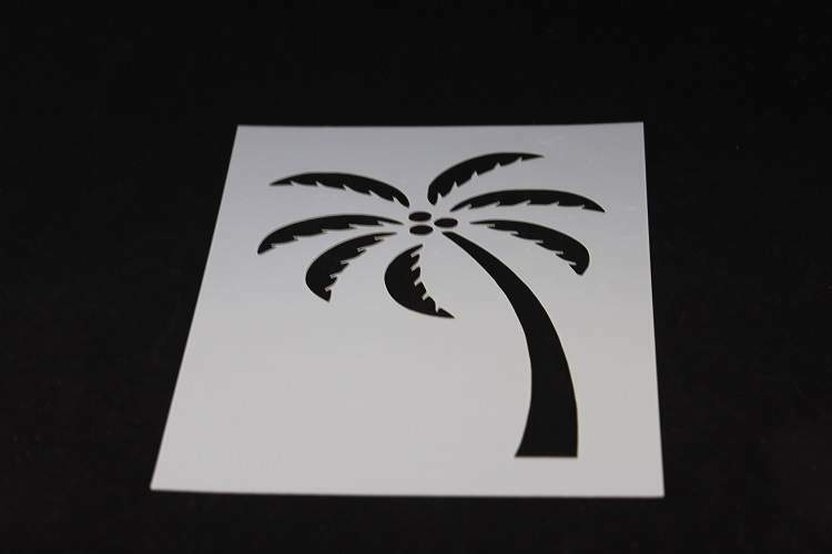 STENCIL Palm Tree Beach Ocean Tropics Airbrush Paint Art SIGN L268 Made ...