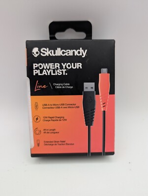 Skullcandy Line Charging Cable USB-A to Micro-USB Connector Works W ...