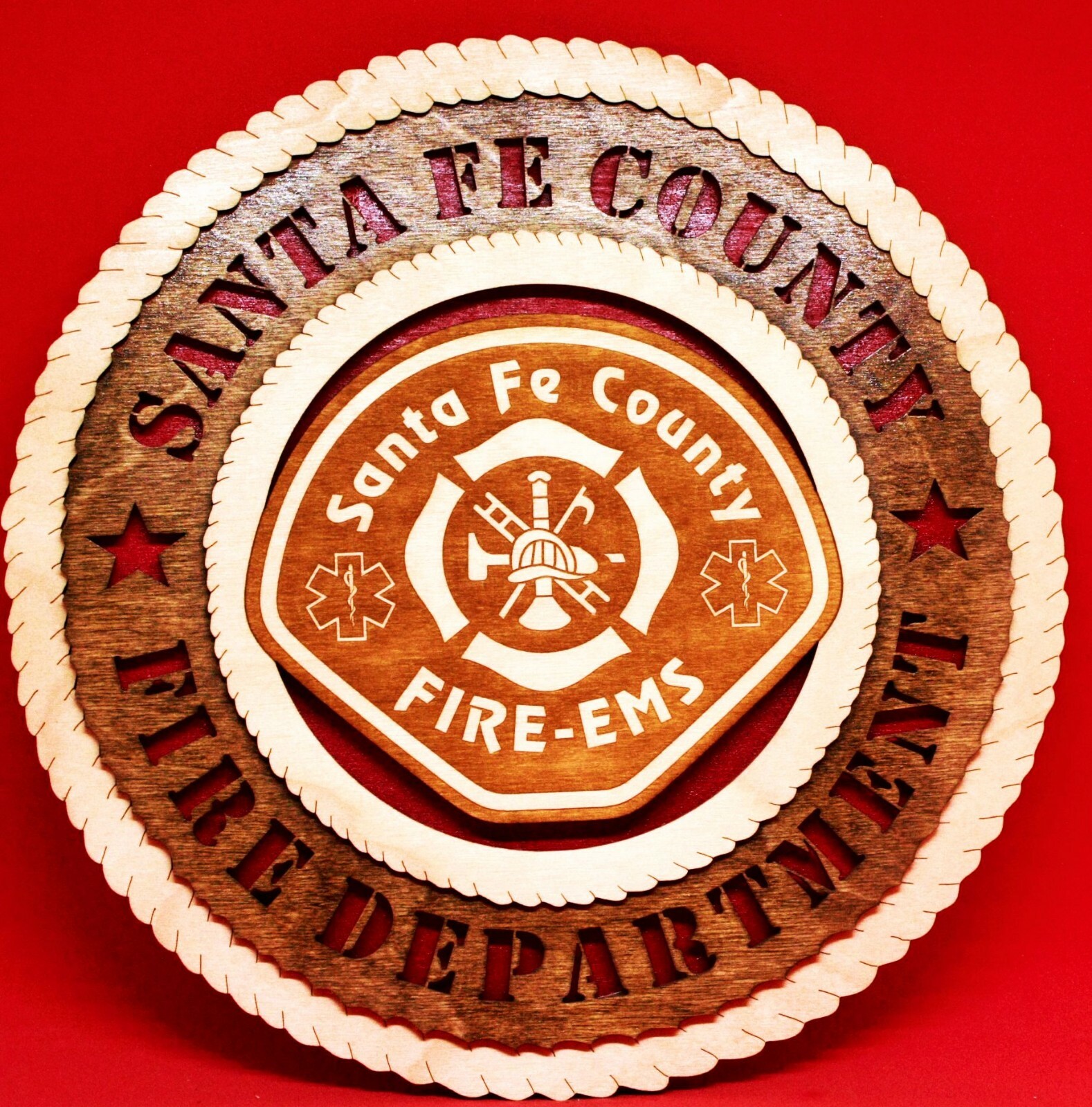 SANTA FE COUNTY FIRE DEPARTMENT PLAQUE | eBay