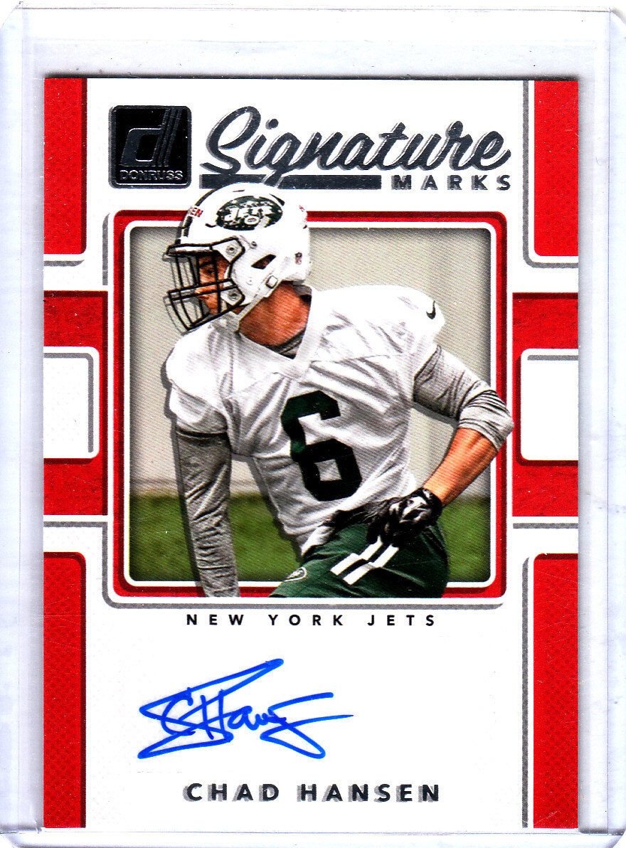 2017 Panini Donruss Signature Marks Chad Hansen #SM-CHS Rookie Auto | eBay