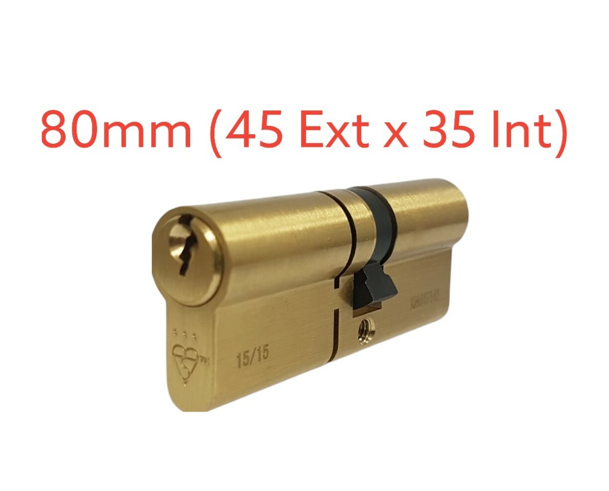 Trimas 3 Star TS007 Anti Snap Euro Cylinder Door Locks- ideal for ...