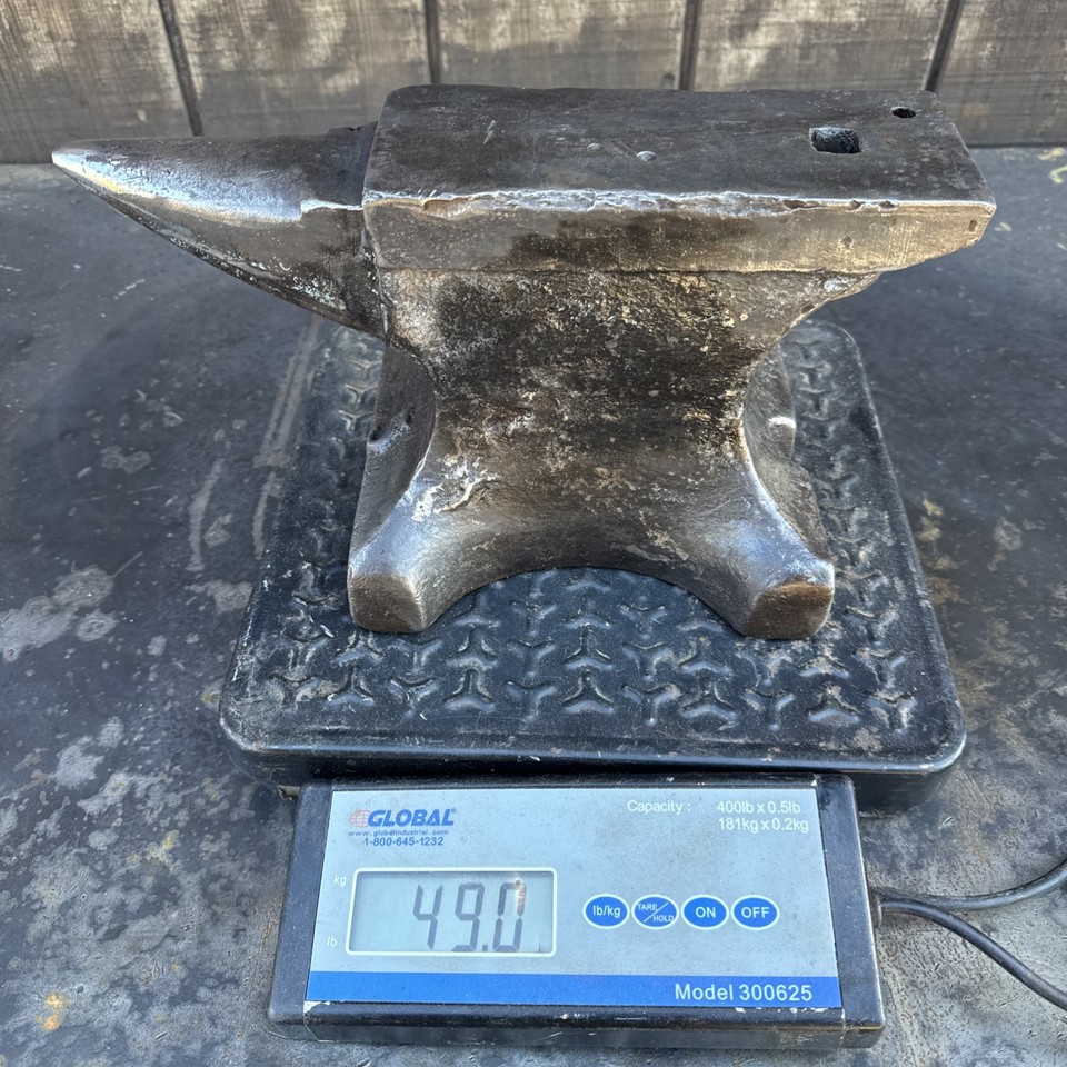 Vintage Primitive Anvil 49 Lbs Blacksmith Anvil 49 pounds old anvil | eBay