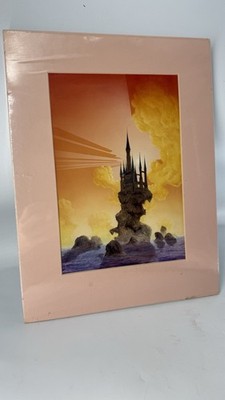 Vintage 1980’s Carl Lundgren “The Fading Sun” Fantasy Art Print Sci-Fi ...